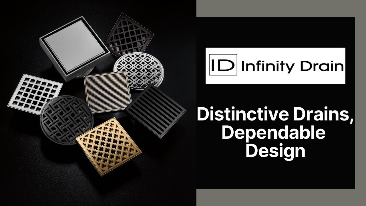 Infinity Drain - Distinctive Drains, Dependable Design - YouTube