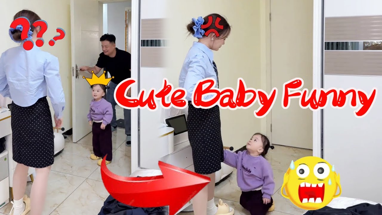 The Cunning Father Instigated The Baby To Provoke The Mother, But He ...
