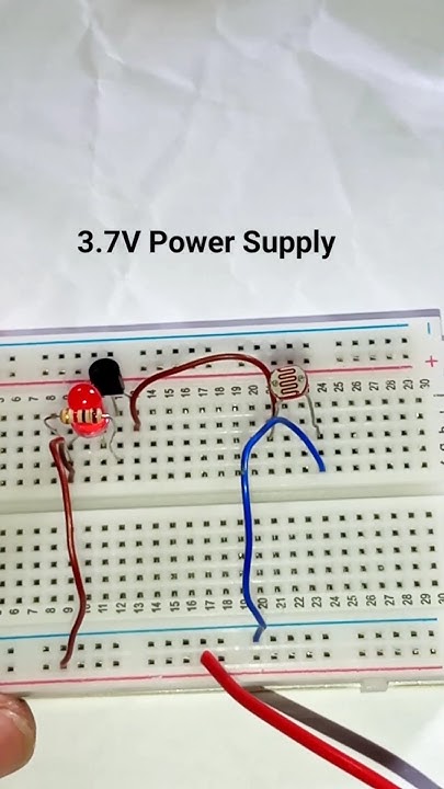 Breadboard use BC547 Transistor project #shorts #pbexperiment - YouTube