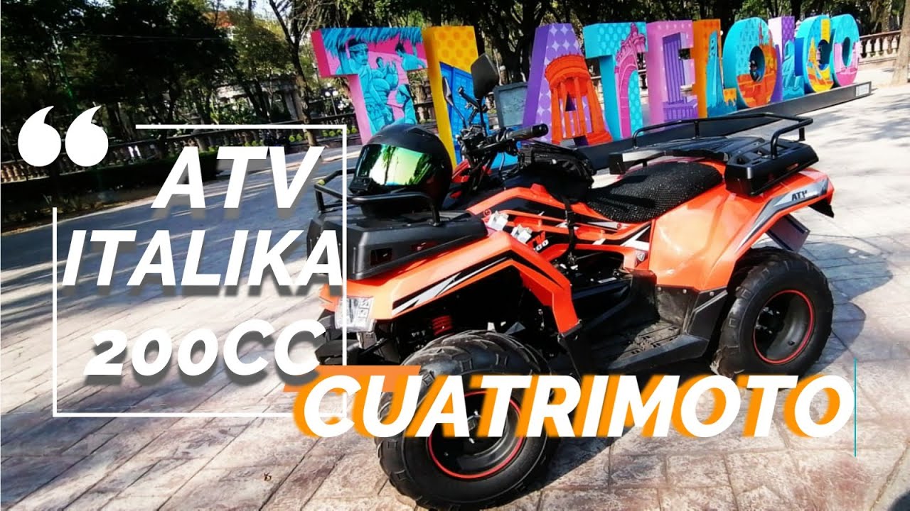 REVIEW CARACTERÍSTICAS DE LA CUATRIMOTO ATV 200CC ITALIKA AÑO 2023 ...
