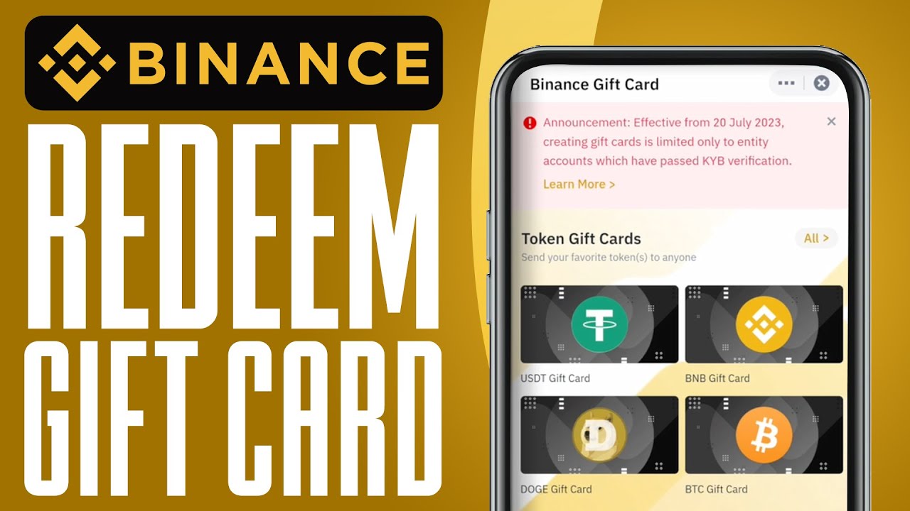 How To Redeem Binance Gift Card (2025) Full Guide - YouTube