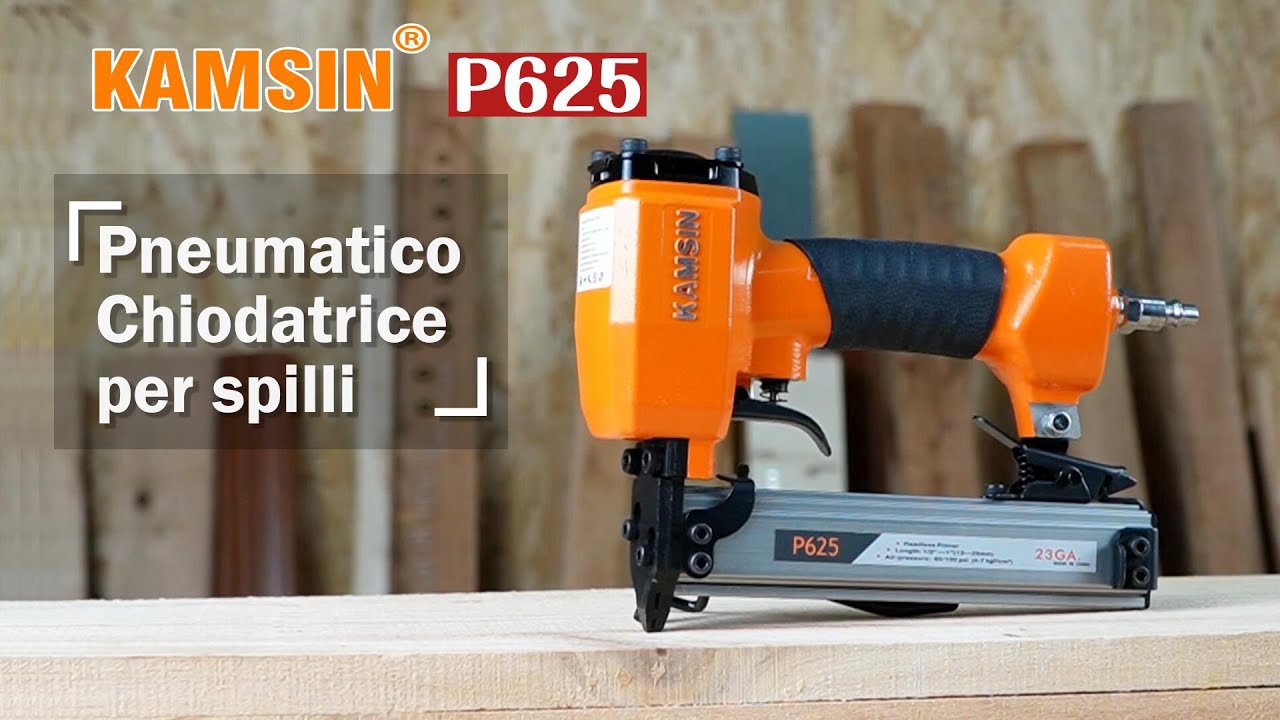 【Pin nailer】KAMSIN P625 Pneumatic Pin nailer - YouTube
