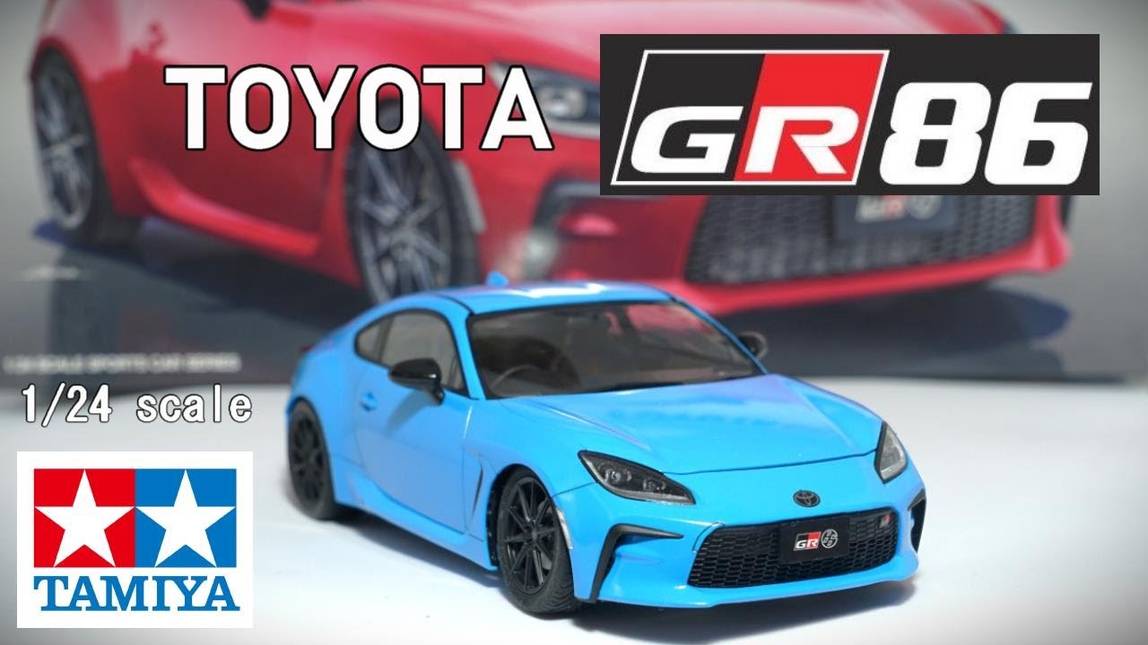 TOYOTA GR86 TAMIYA 1/24 scale model - YouTube