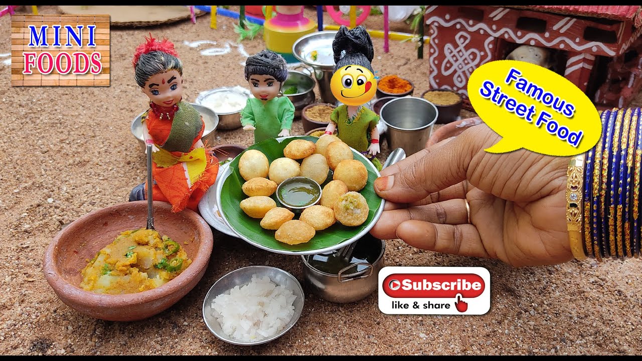 Miniature Pani Puri Recipe | Village Recipe | Mini Cooking | Tiny ...