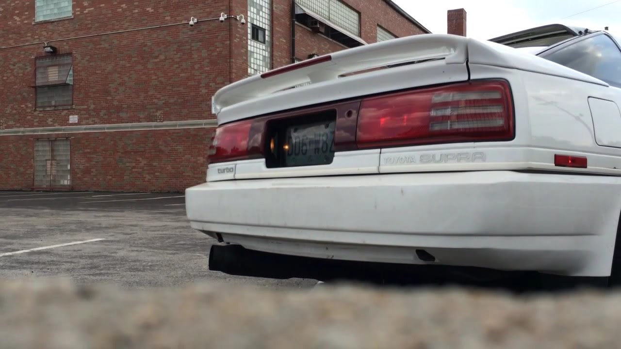 1jz Supra AEM EMS Single Turbo 2step - YouTube