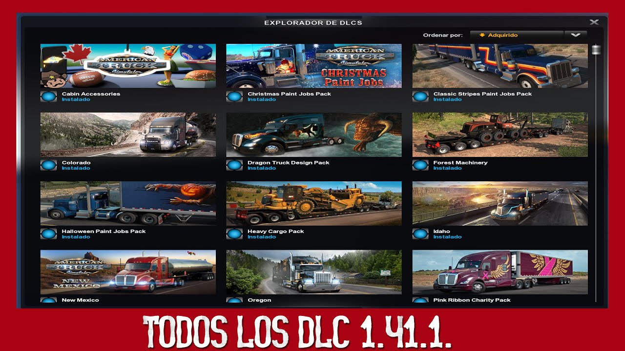 TODOS LOS DLC PARA ATS 1.41.1.86 (ACTUALIZADO 06-10-2021) VERSION STEAM ...