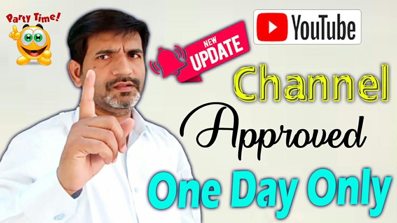 Youtube new update ~ Youtube Channel Approved 1 Day Only ! Youtube ...