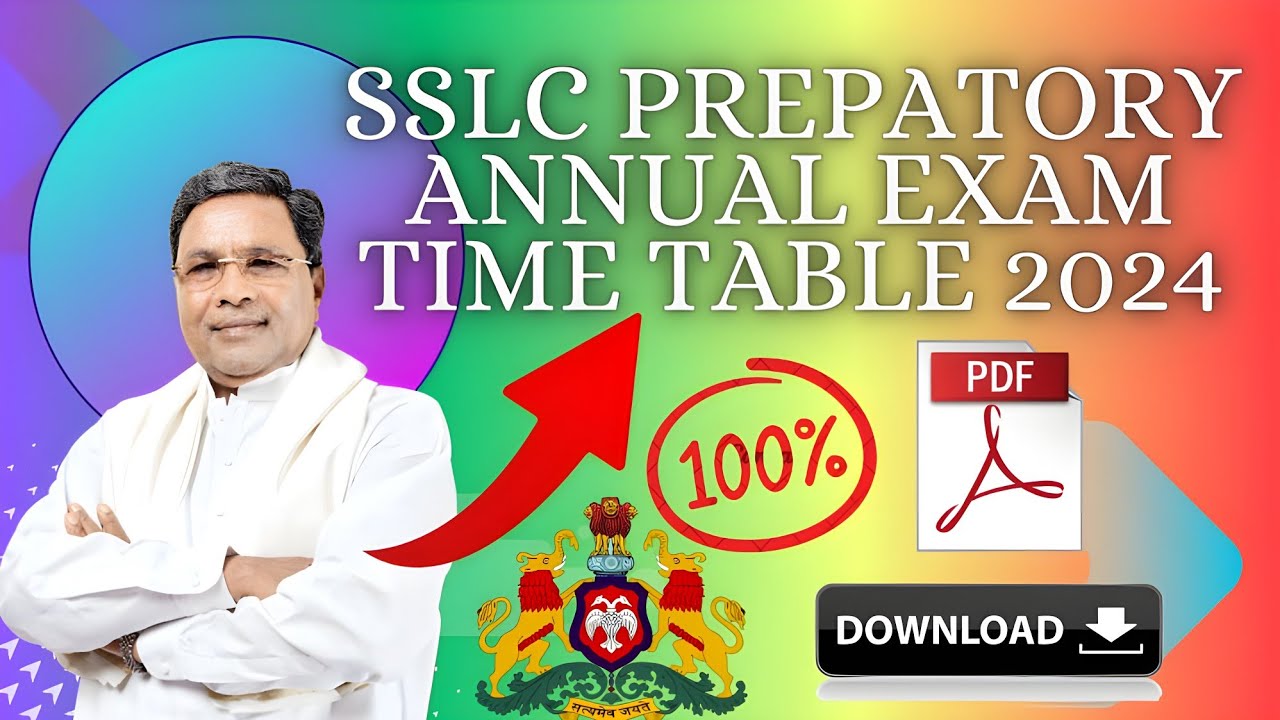SSLC PREPATORY EXAM TIME TABLE 2024 | 10TH CLASS PREPATORY EXAM TIME ...