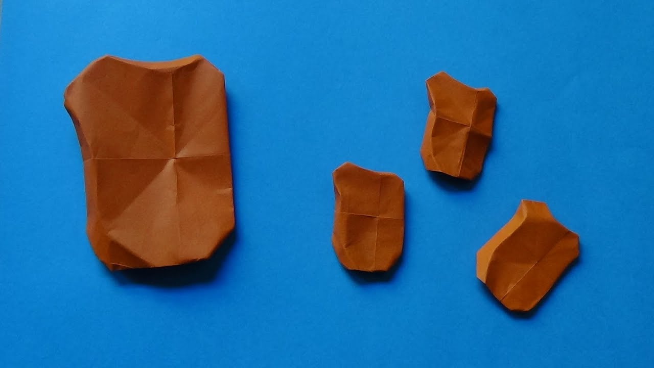 Origami Chicken🐓Nuggets - Pure Origami - YouTube