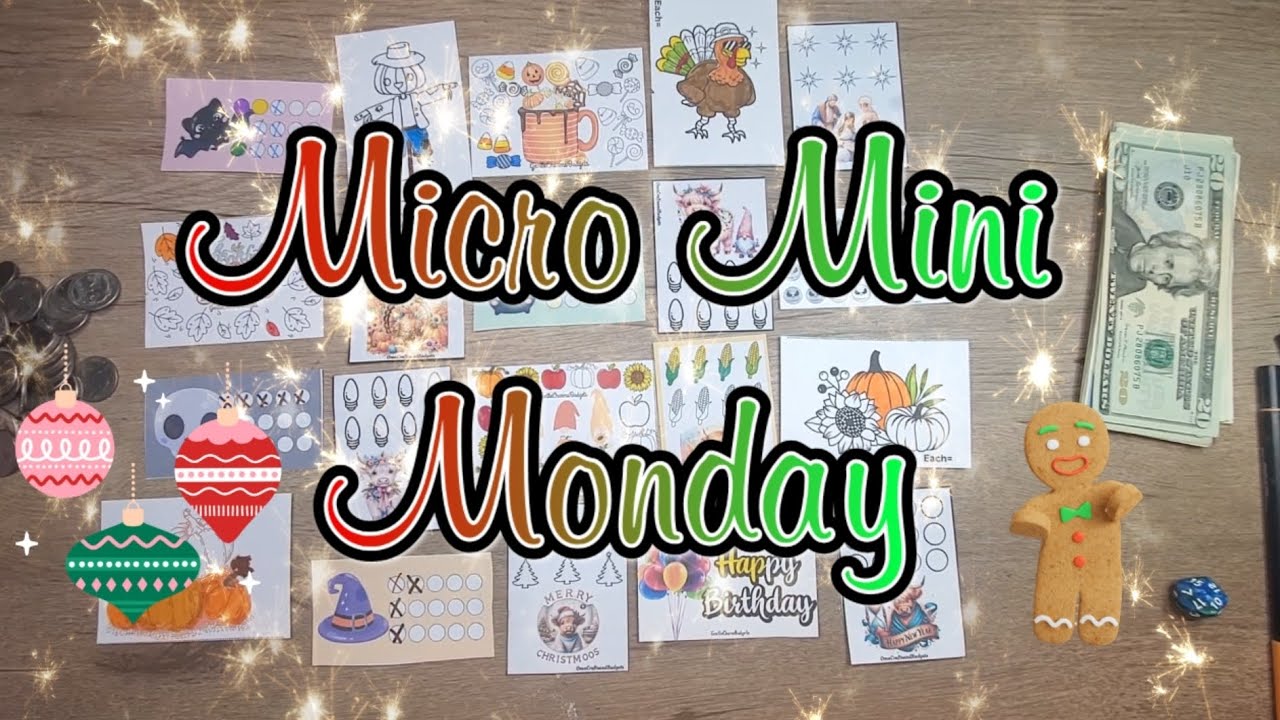 🎄Micro Mini Monday🧑🏻‍🎄 Week 1 December 🎅🏼 - YouTube