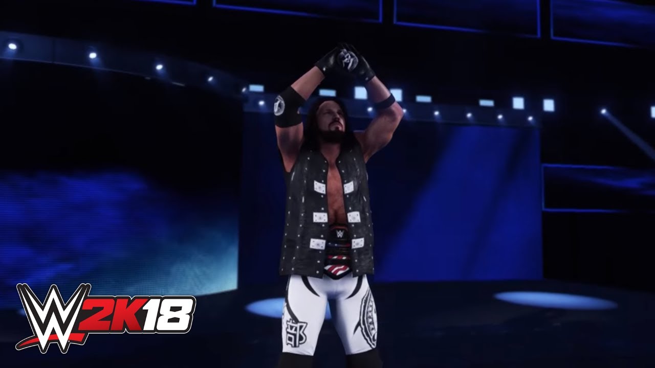 WWE 2K18 AJ Styles entrance video - YouTube
