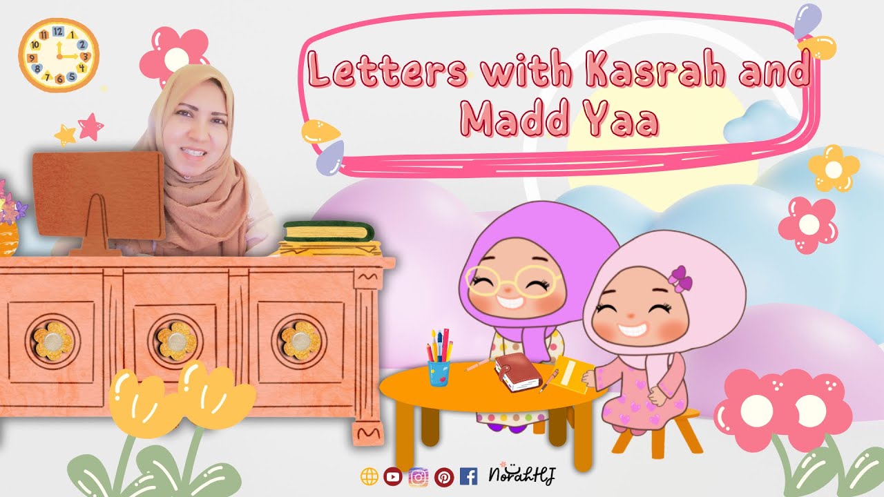 Tajweed at Bitesize | Reading Letters with Kasrah and Madd Yaa - YouTube
