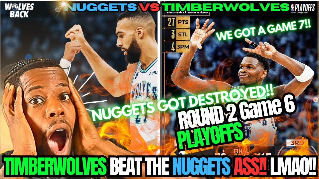 TIMBERWOLVES BEAT THE NUGGETS ASS!! LMAO!! Minnesota Timberwolves Vs ...