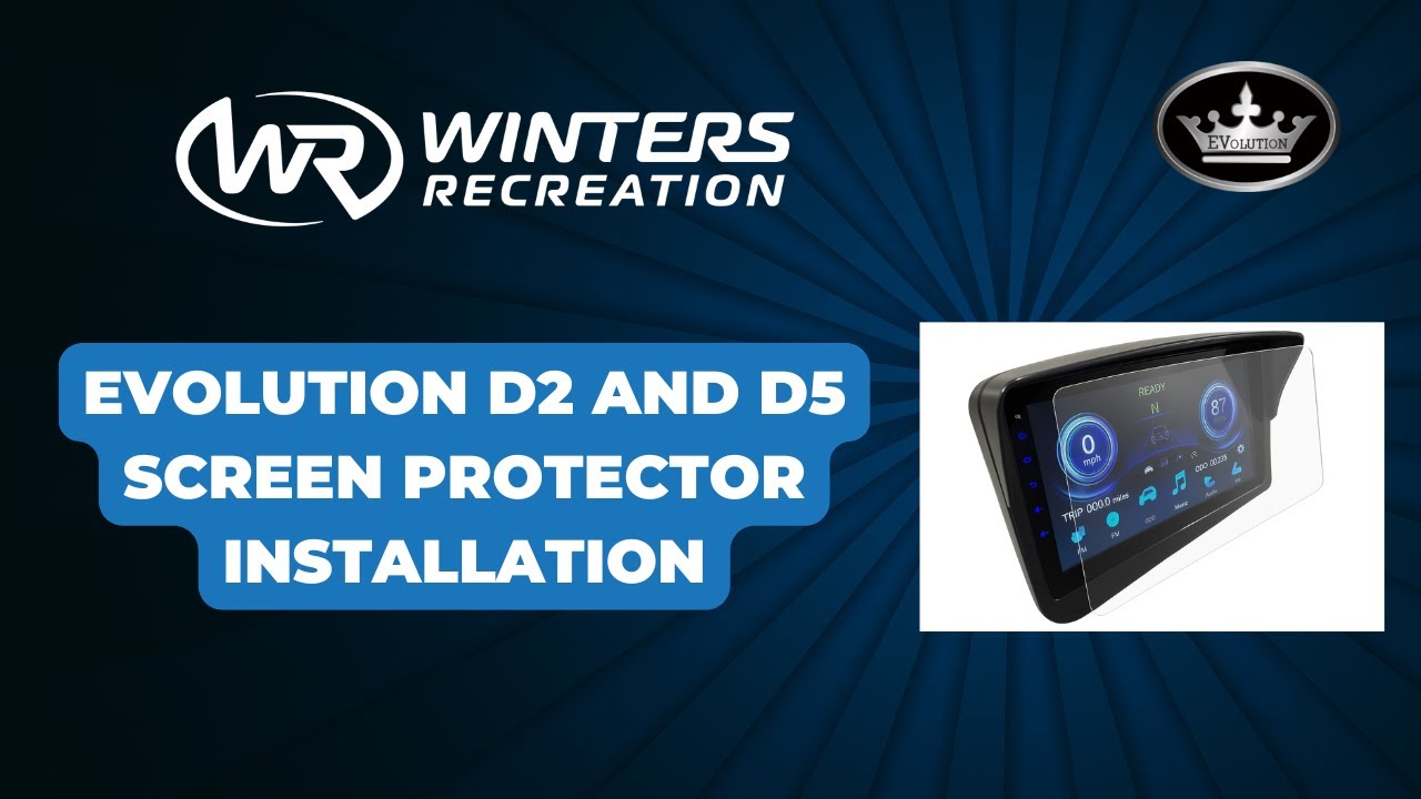 Evolution D2 and D5 Screen Protector | Easy Installation Guide - YouTube