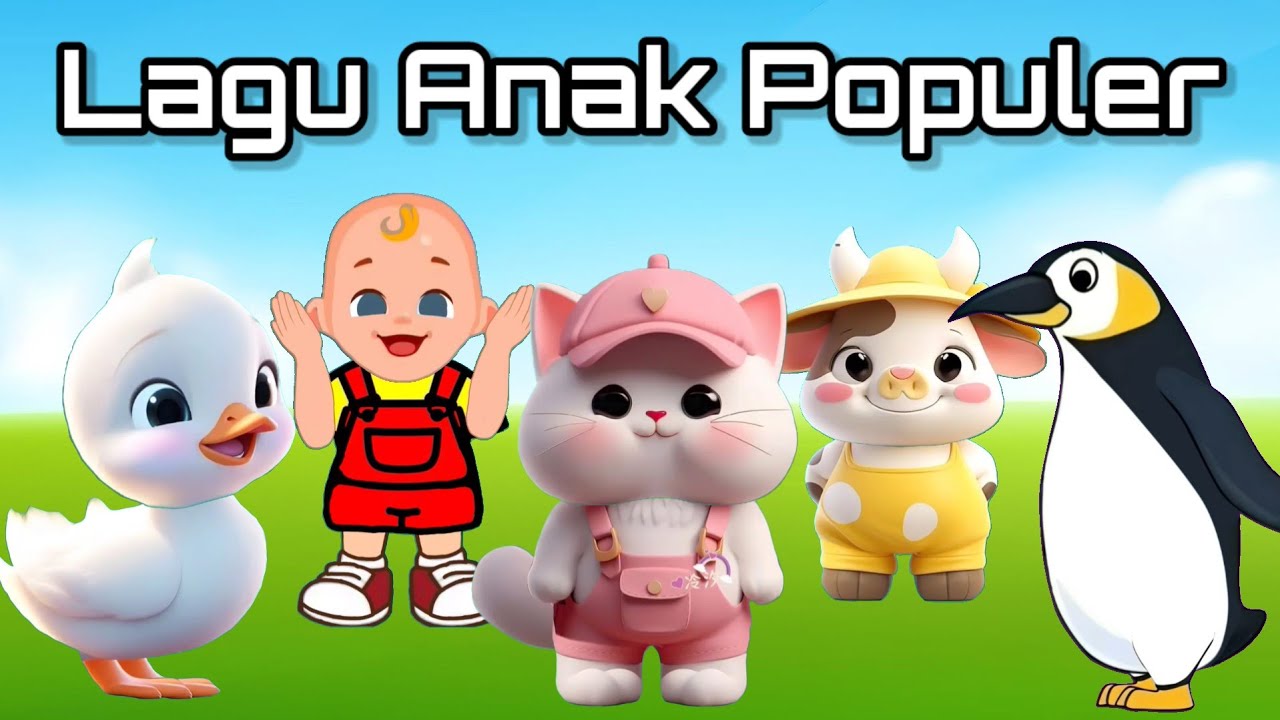 Lagu anak anak populer - potong bebek,disini senang,dua mata,kepala ...