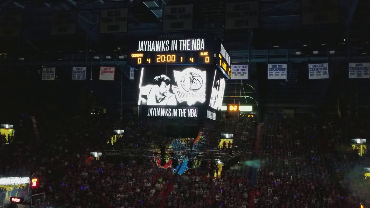 2017 KU Jayhawks in the NBA Late Night in the Phog - YouTube
