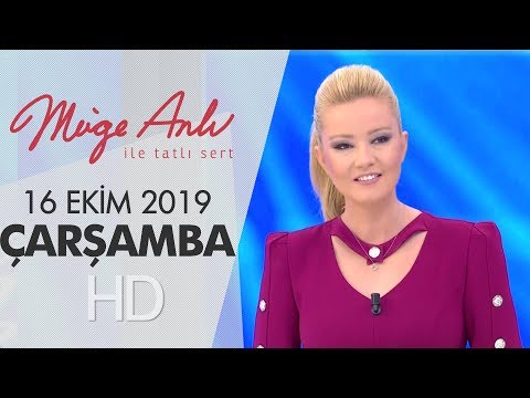 Müge Anlı ile Tatlı Sert 16 Ekim 2019 | Çarşamba