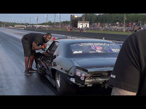 Fletcher Cox Pro 275 Camaro rockets to 200 MPH @ Cecil County Dragway 6 ...