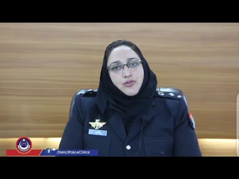 DPO Chitral Sonia Shamroz Khan introduced Police Station Record ...