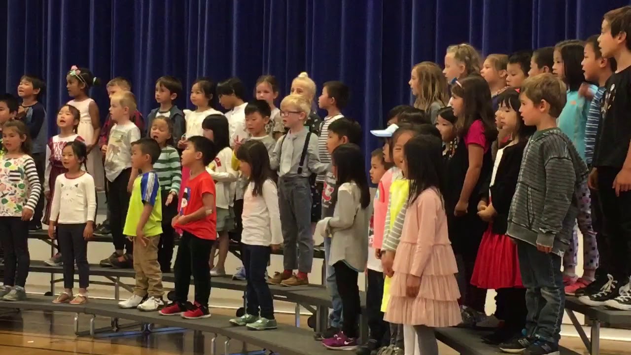 2018 kindergarten performance 5 - YouTube
