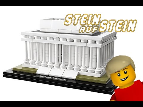 LEGO Architecture Lincoln Memorial (Set 21022) - LEGO Speed build - YouTube