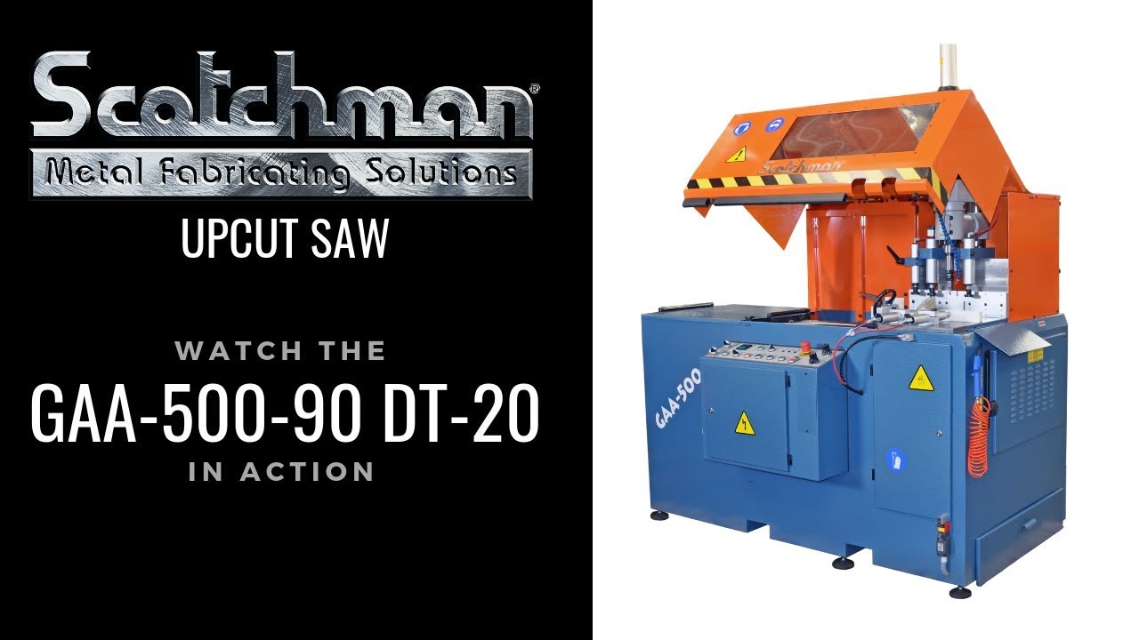 Scotchman Gaa-500-90 with DT20 (optional drill) - YouTube