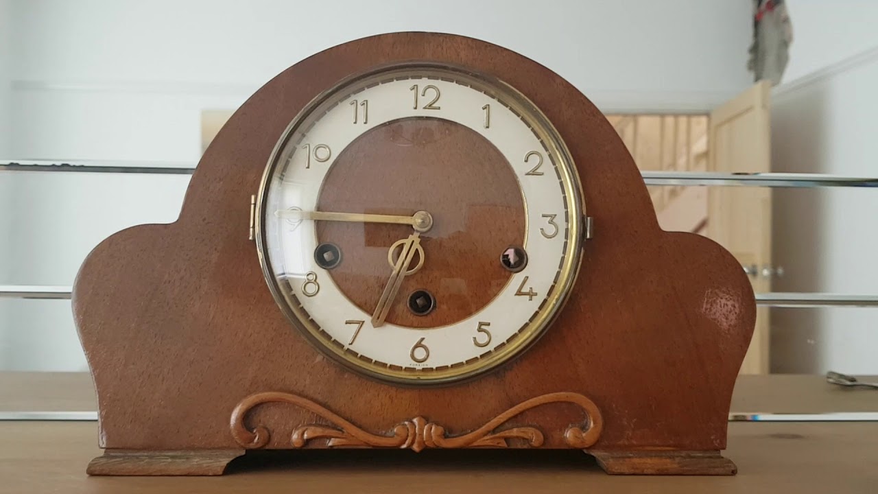 HAC Dual Chime Art Deco mantel clock Whittington and Westminster chime ...
