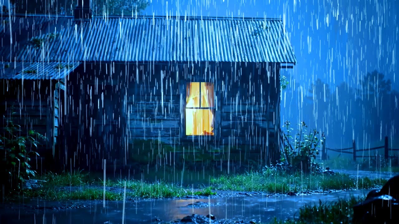 11 Hours of Rumbling Thunder and Rain Sound for Deep Relaxation & Study ...
