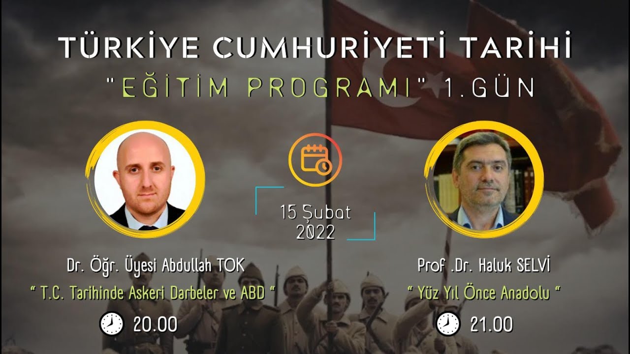 T.C. Tarihi Eğitim Programı 2. Seminer (Prof. Dr. Haluk SELVİ) - YouTube