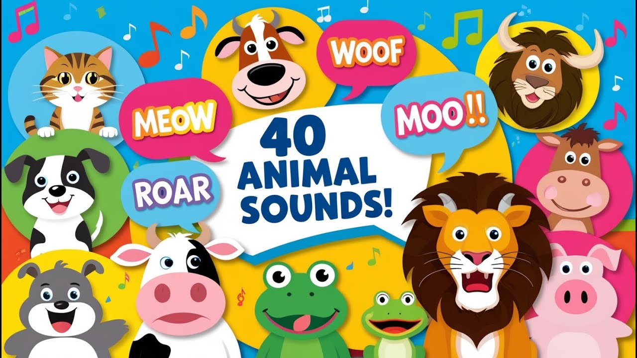 Animal Sounds Song | Animal Sounds Song | Animal Songs for Toddlers ...