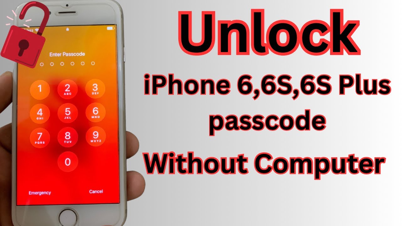 Unlock IPhone 6 6S 6S Plus Passcode Without Losing Any Data Without Pc Unlock IPhone 6 6S 6S Plus Passcode Without Losing Any Data Without Pc