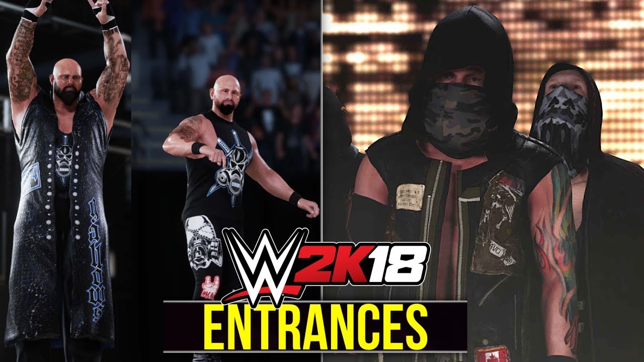 WWE 2K18 ENTRANCES: Gallows & Anderson, & Sanity Team Entrances! [# ...