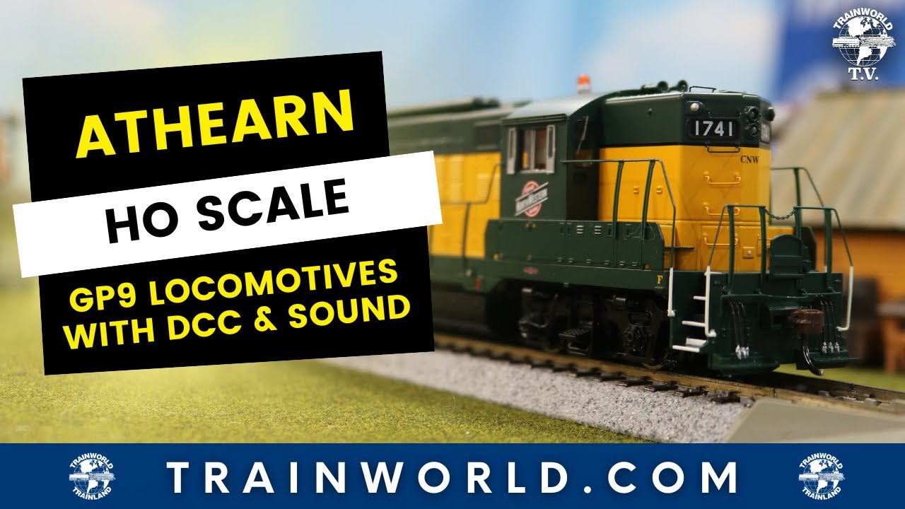 Athearn HO GP9 Diesel Locomotives - YouTube