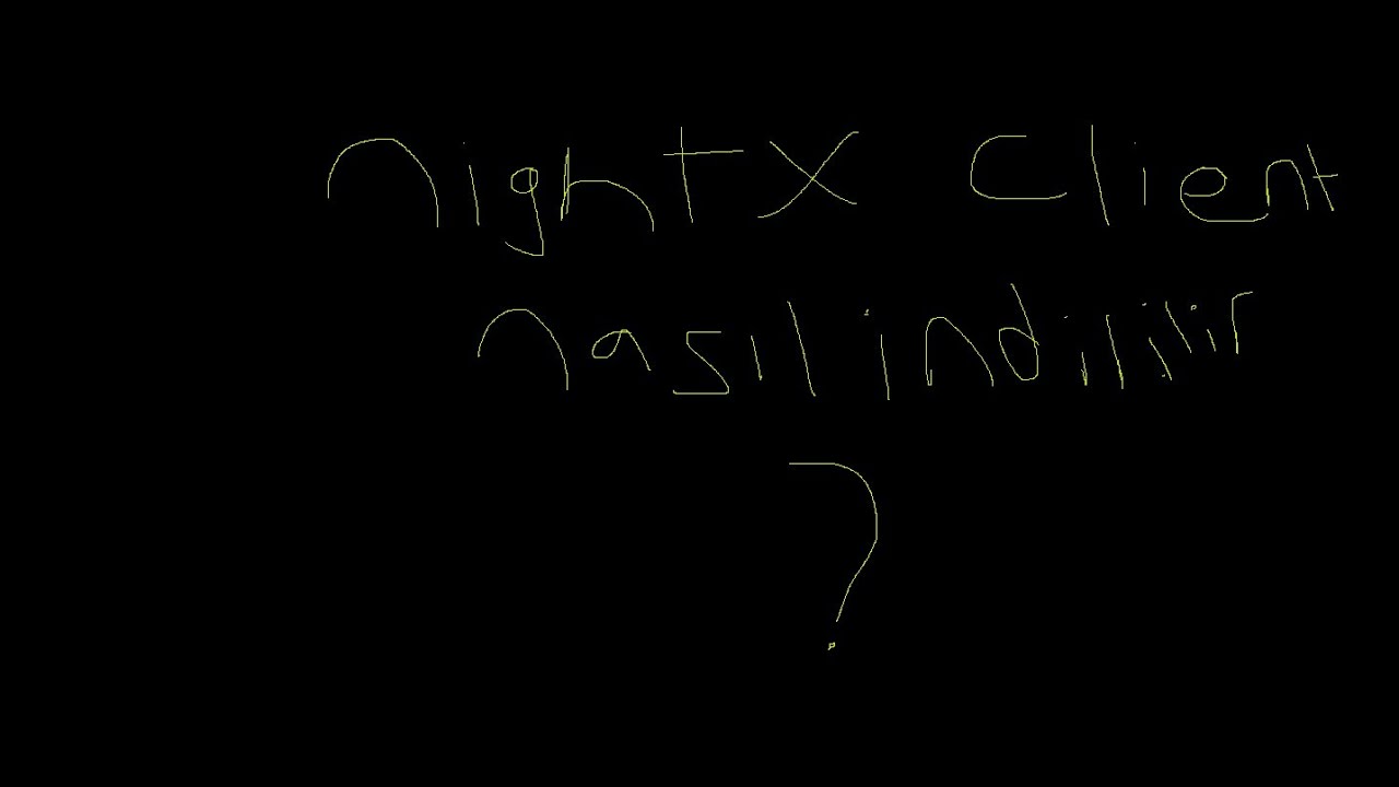 NightX Client Nasıl İndirilir? -Minecraft - YouTube