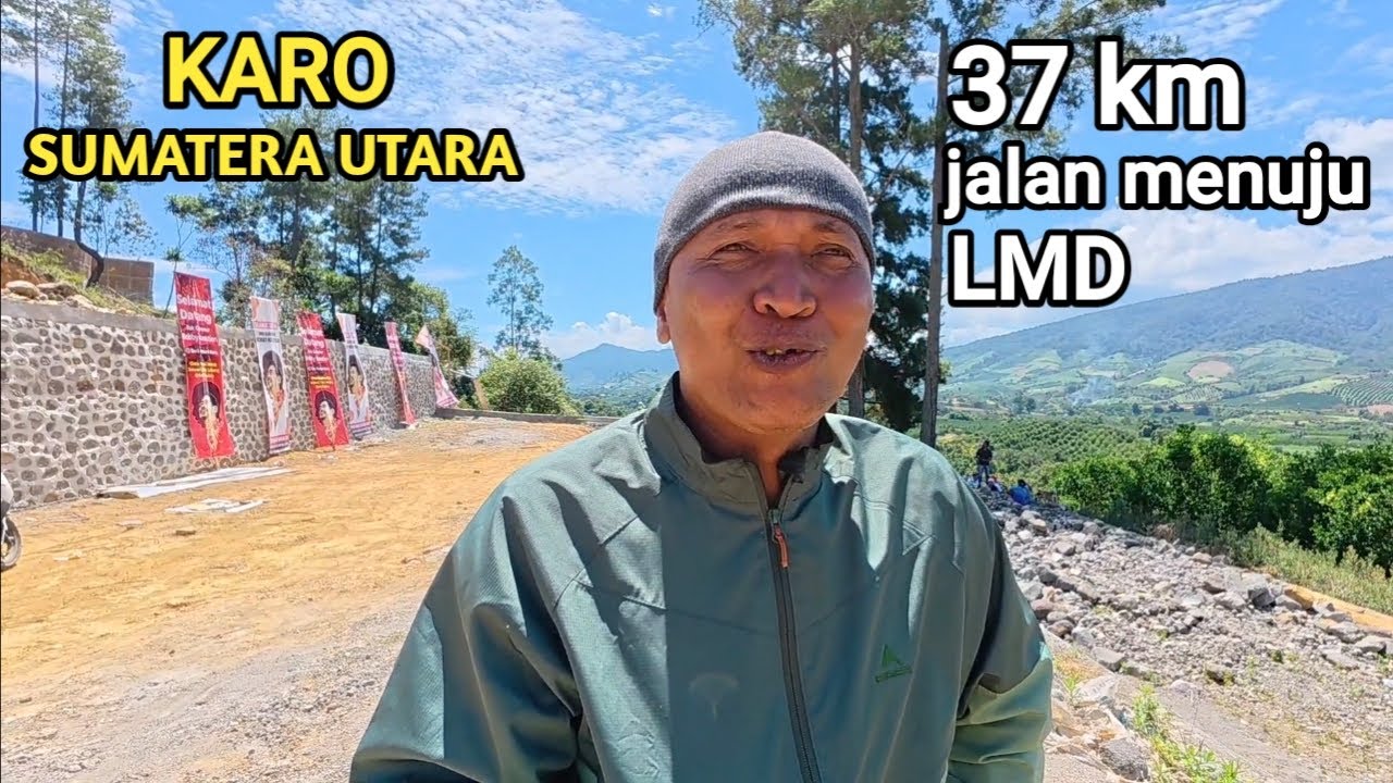 MENJELAJAHI JALAN MULUS DAN VIEW INDAH DARI KABANJAHE KE MONUMEN JUMA ...