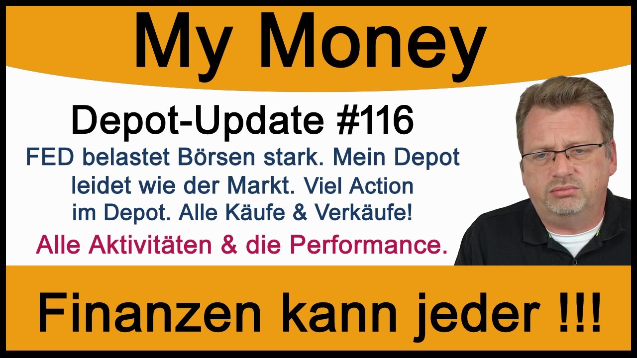 Depot-Update #116: FED belastet Börsen. Viel Action im Depot. Alle ...