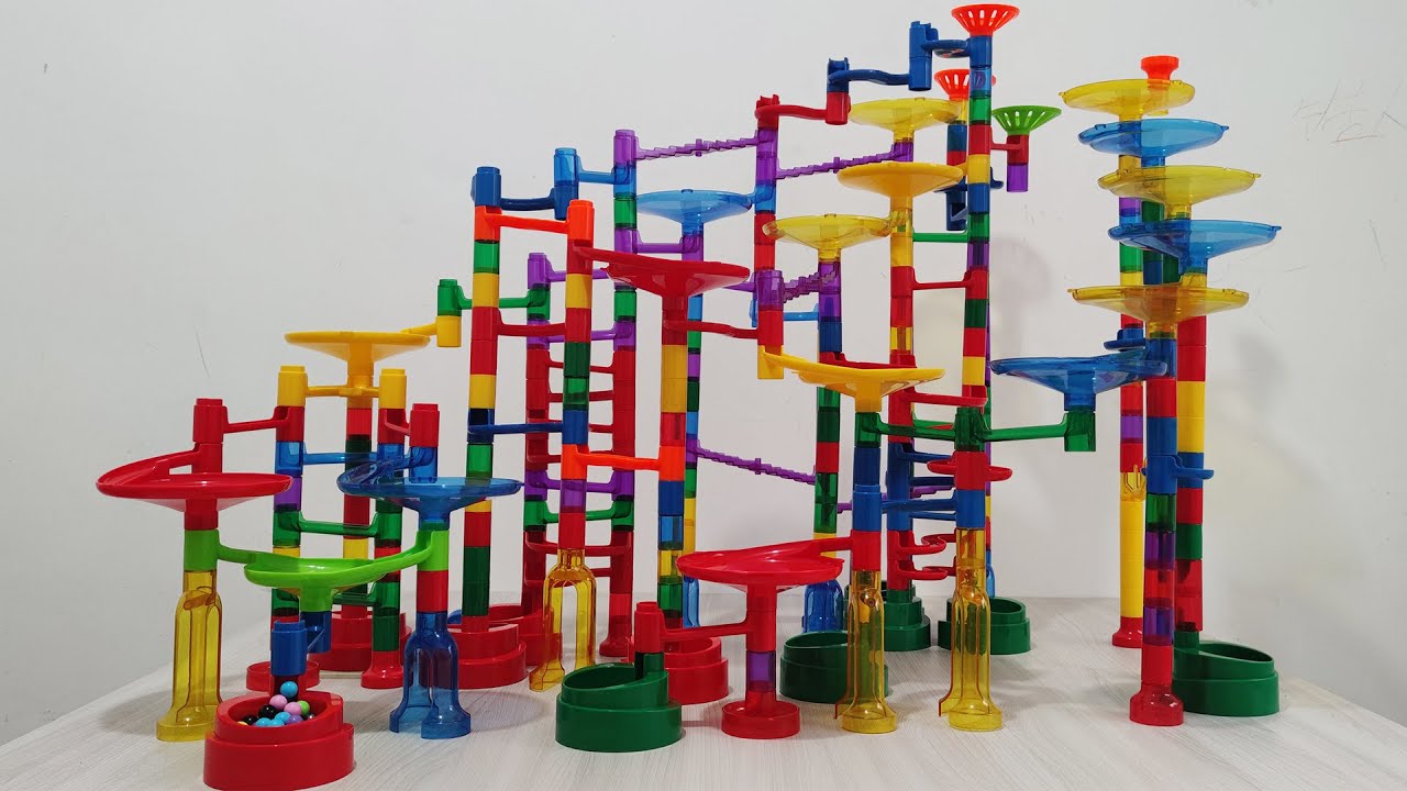 Mega Marble Run! Long Run ASMR! 101 Marbles | ASMR Healing Sound ...
