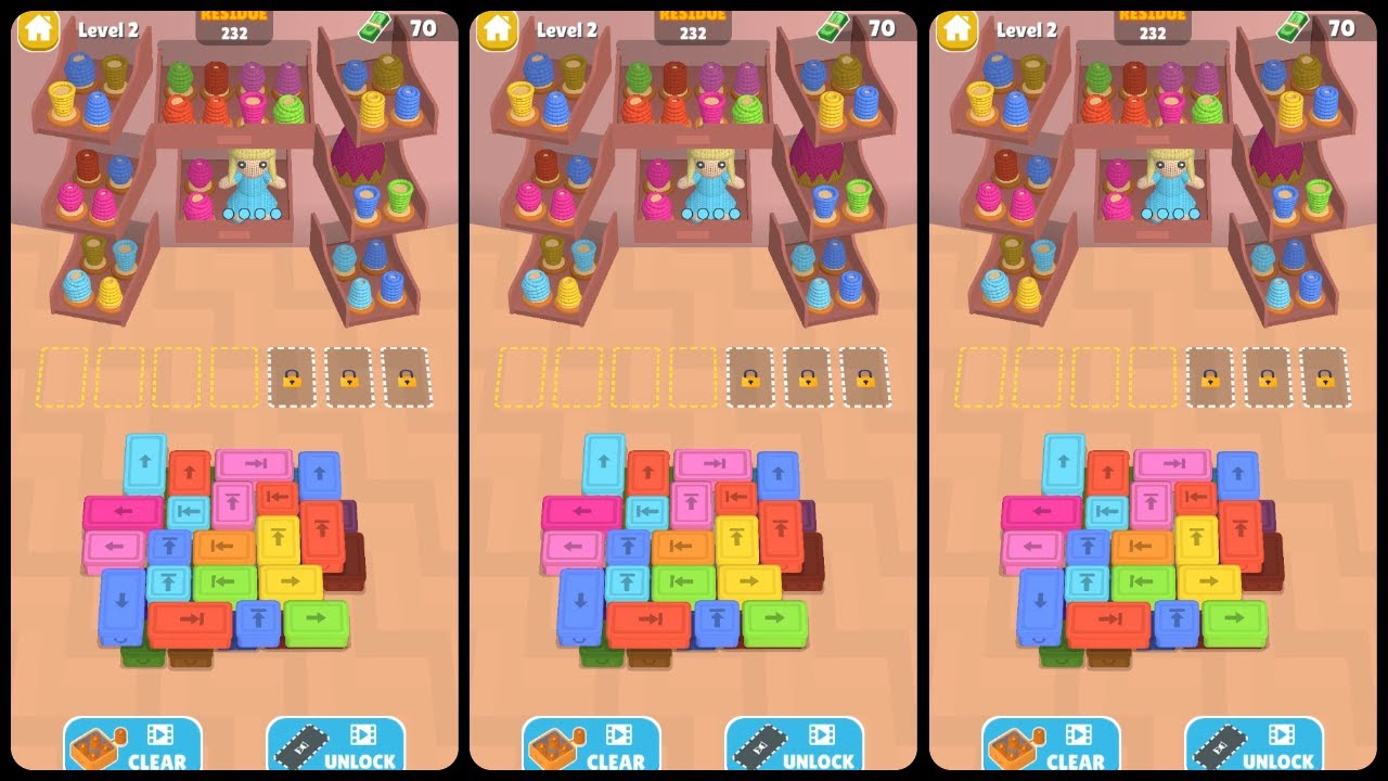 Wool Yarn Puzzle Game Gameplay Android Mobile - YouTube