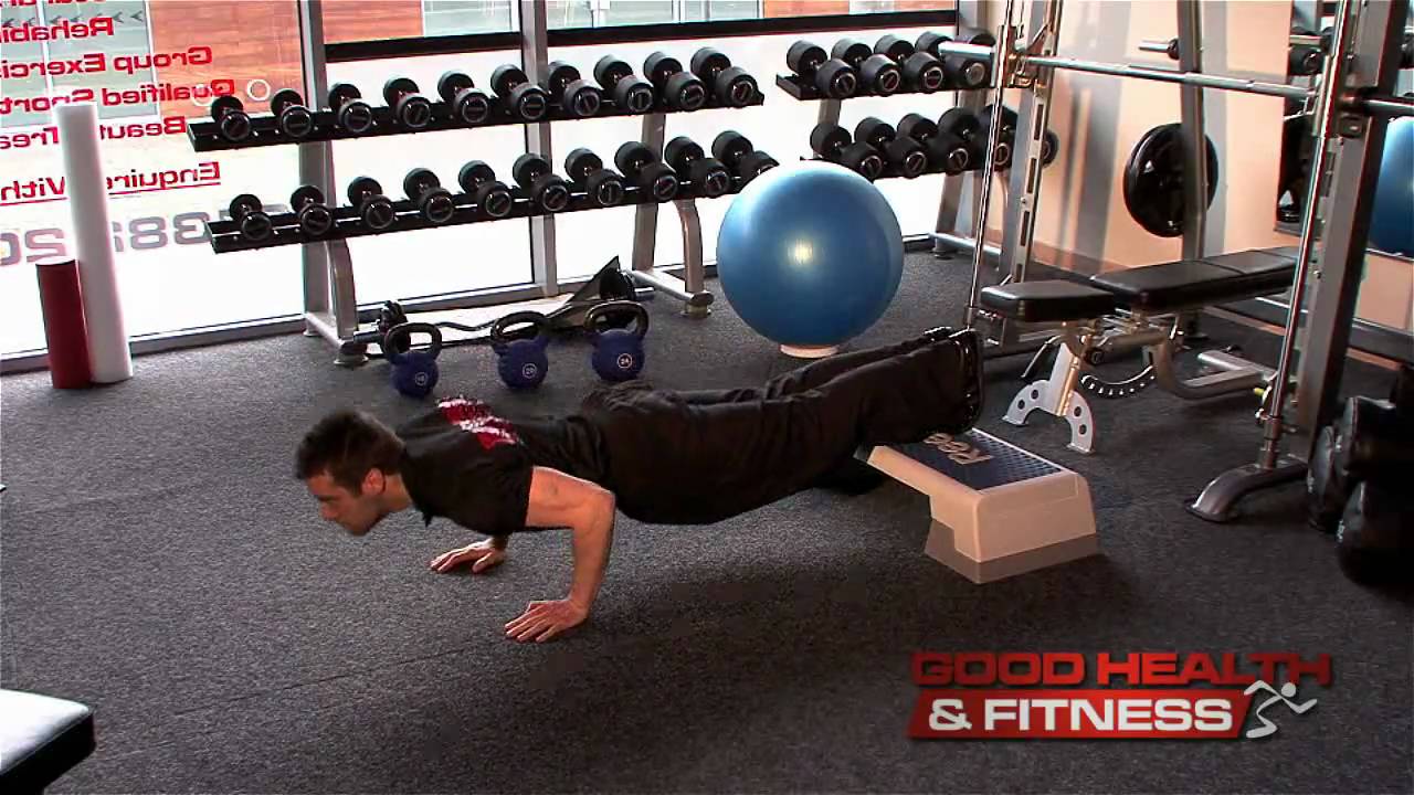 Triceps - Elevated tricep push up - YouTube