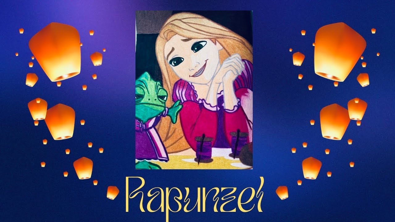 Disney’s Tangled Rapunzel Color By Number 2024🎆 - YouTube