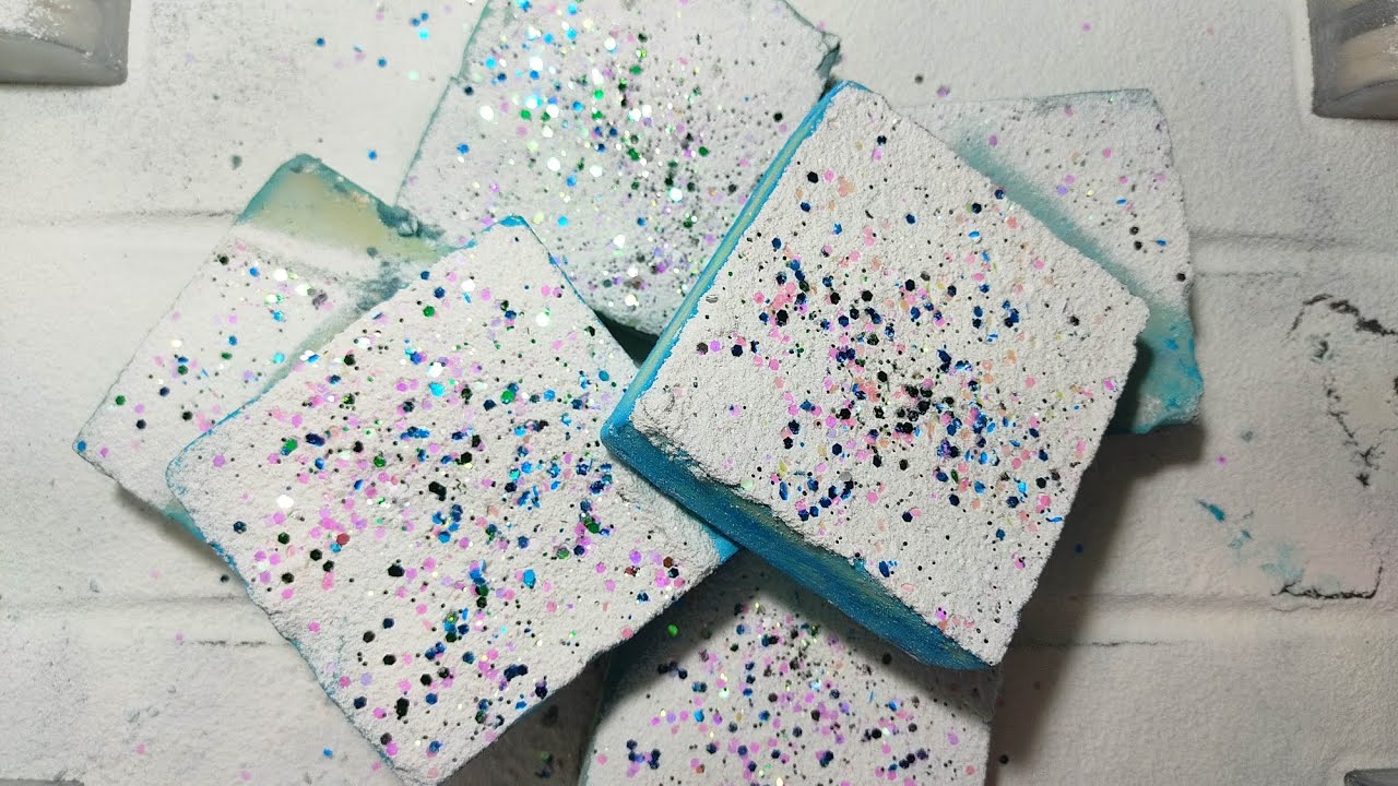 SYS Homemade Dyed Blocks ~ Teal, Green & Black ~ Extra Soft & Dusty ...