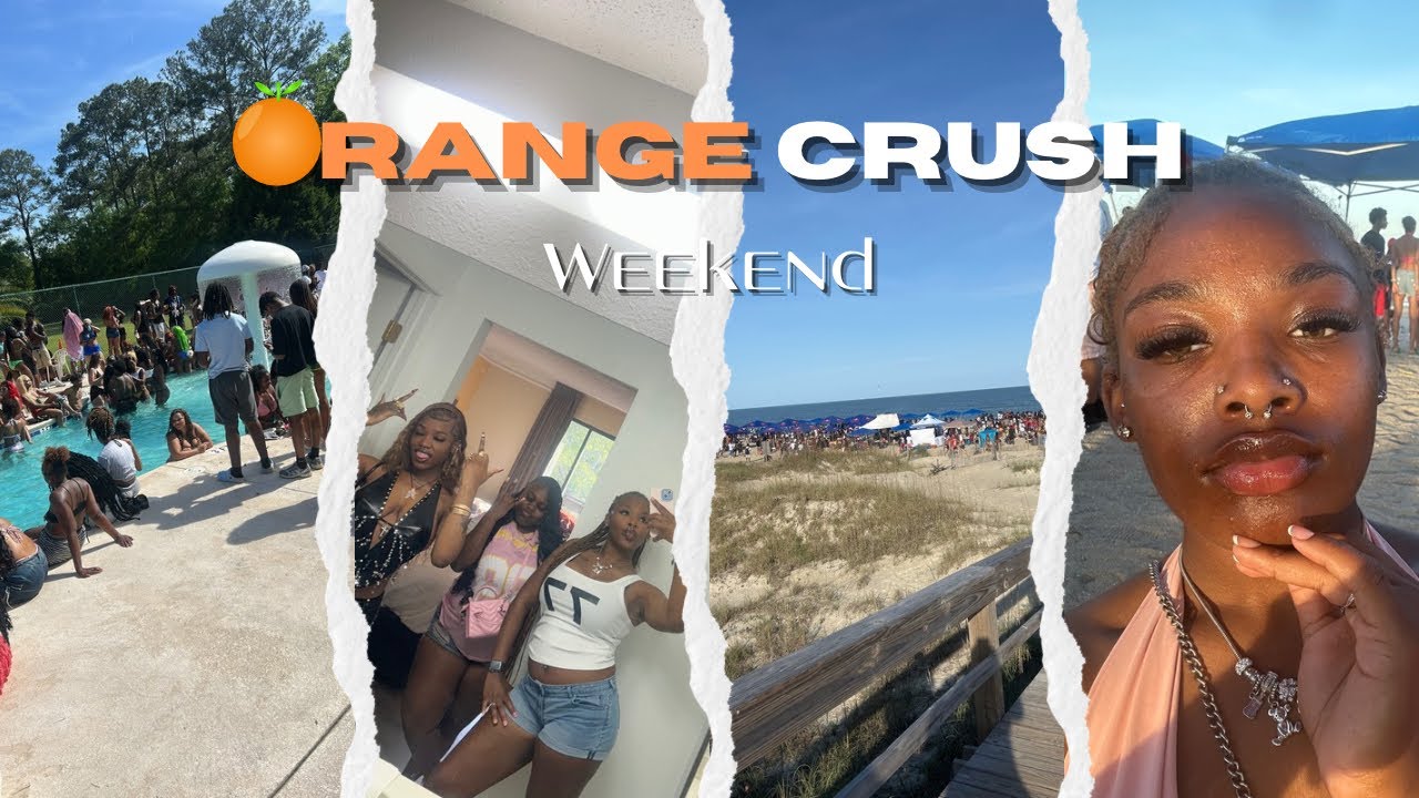 ORANGE crush weekend | parties, beach, eats, etc.. | Harmony Monae ...