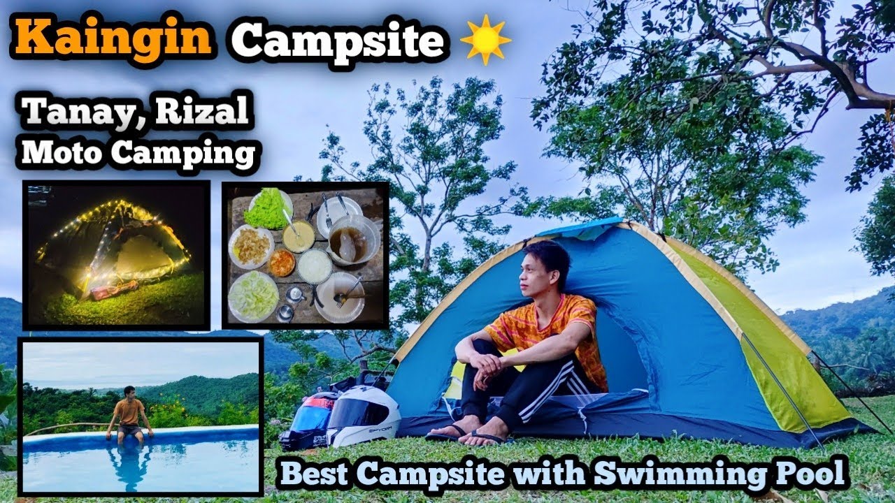 Kaingin Campsite Tanay, Rizal | Walk Around | Moto Camping - YouTube