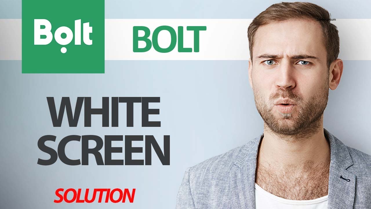 How To Fix Bolt App White Screen Problem | Step By Step - YouTube