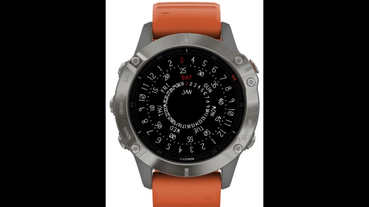 Concentric - A Garmin Fenix Watch Face - YouTube