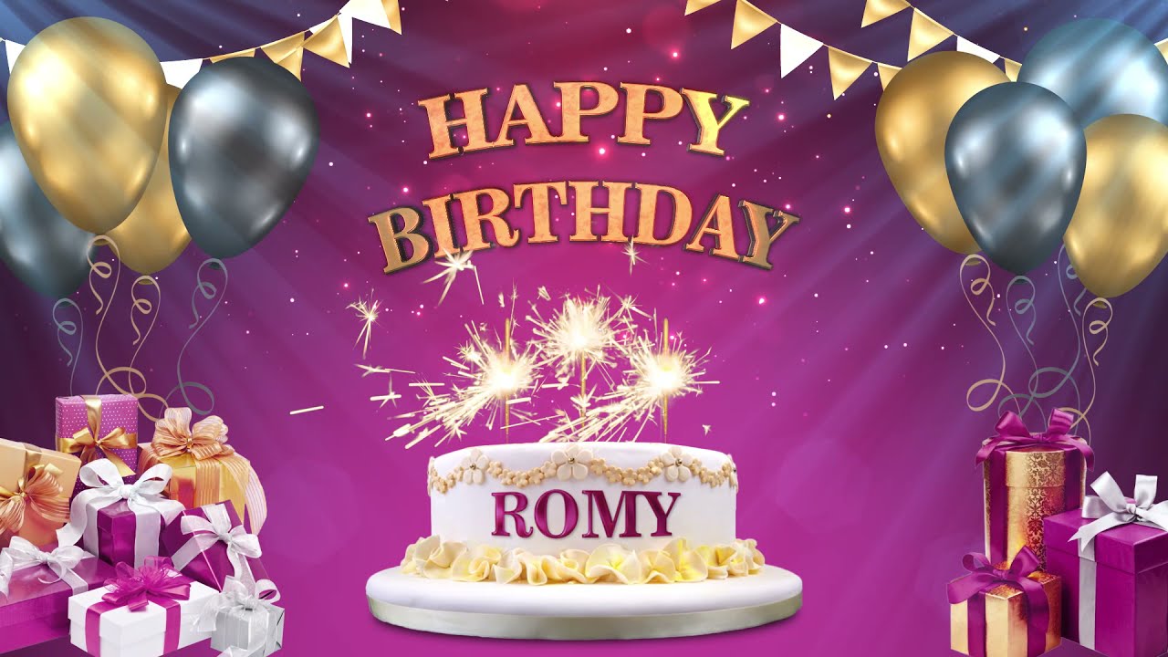 ROMY | Happy Birthday To You | Happy Birthday Songs 2021 - YouTube
