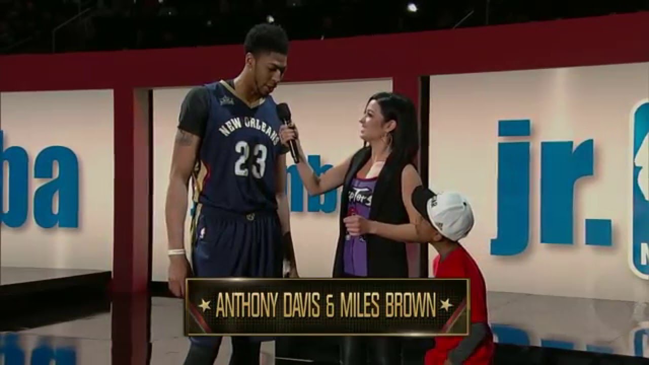 Anthony Davis Interview with Jr. NBA - YouTube