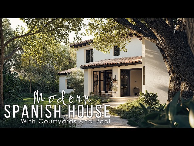 15 Most Appealing Spanish Style Homes With Courtyards To Create An