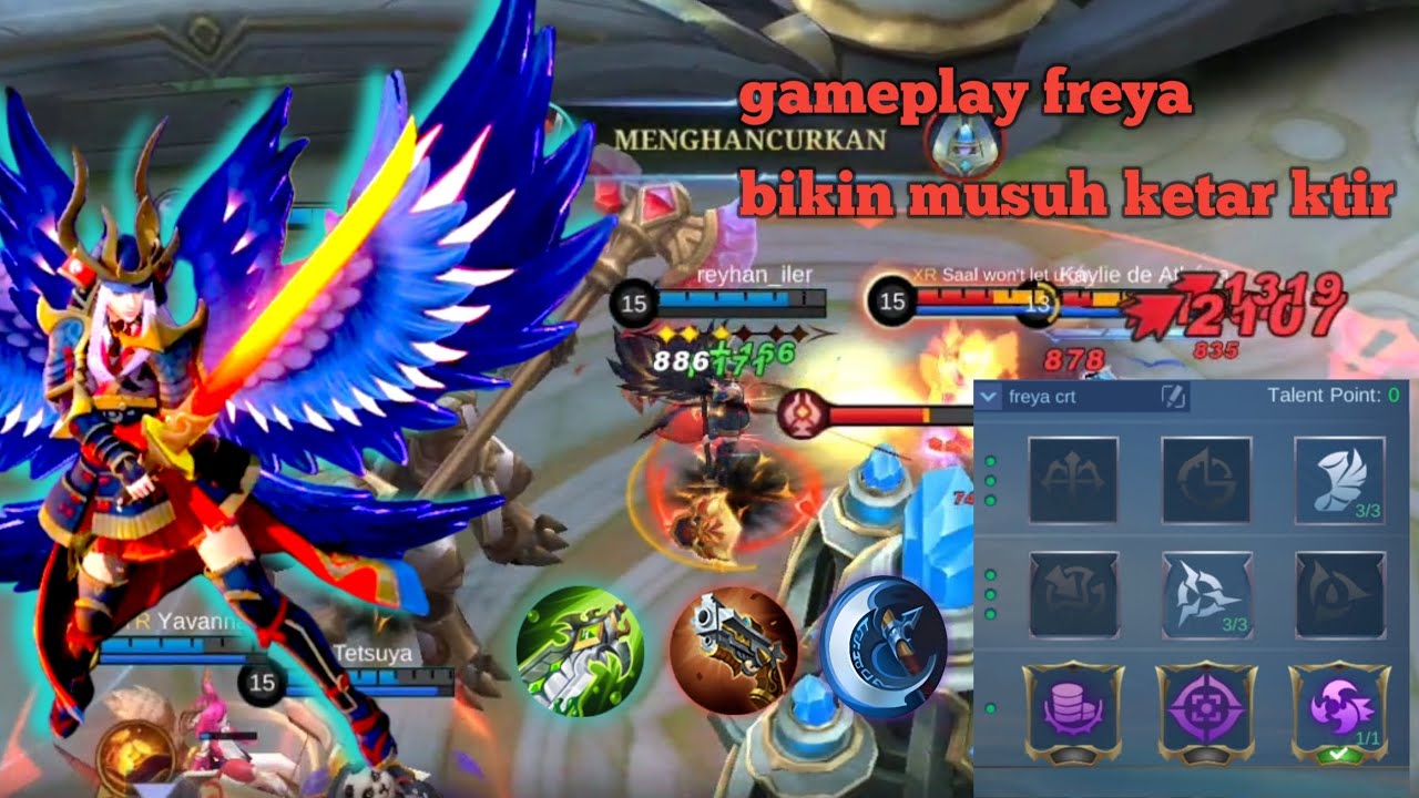 gameplay freya | bikin musuh gk berkutik BUILD & ITEM TERSAKIT 2023 ...