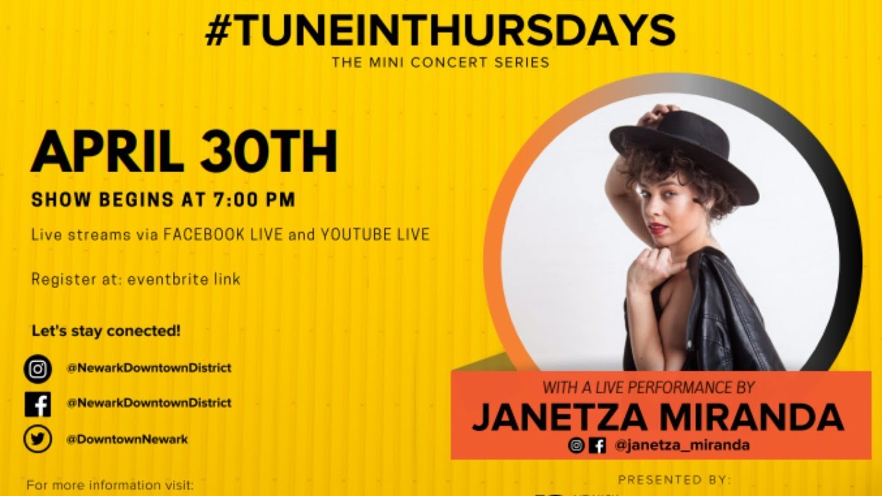 #TuneInThursdays with Janetza Miranda - YouTube